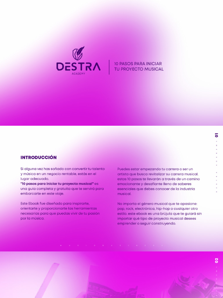 10 Pasos para Iniciar Tu Proyecto Musical | PDF