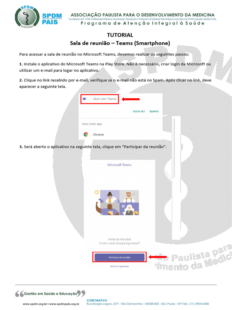 Tutorial - TEAMS | PDF