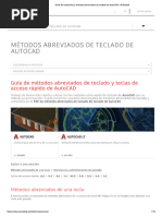 Guía de Comandos y Métodos Abreviados de Teclado de AutoCAD | PDF | Cad ...