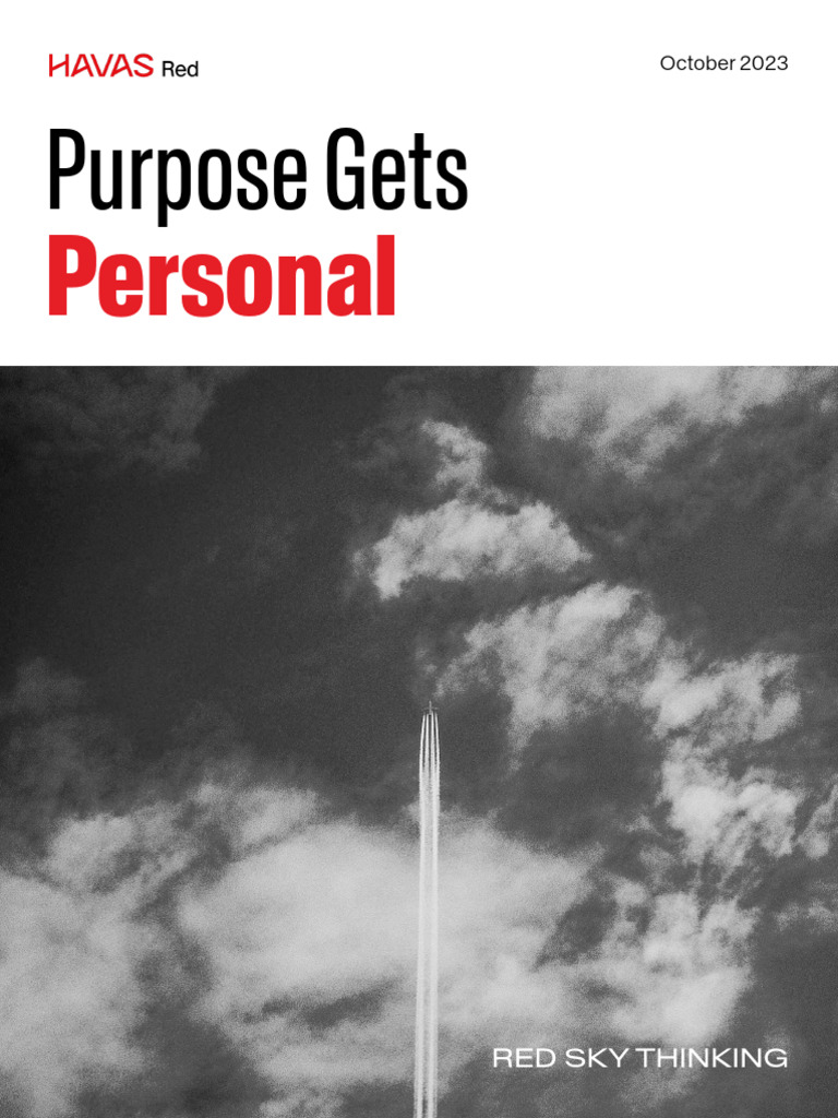 Havas Red Purpose Gets Personal October 2023 | PDF | Brand | Quality Of ...