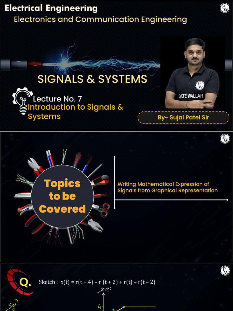 Introduction To Signals and Systems 07 - Class Notes | PDF