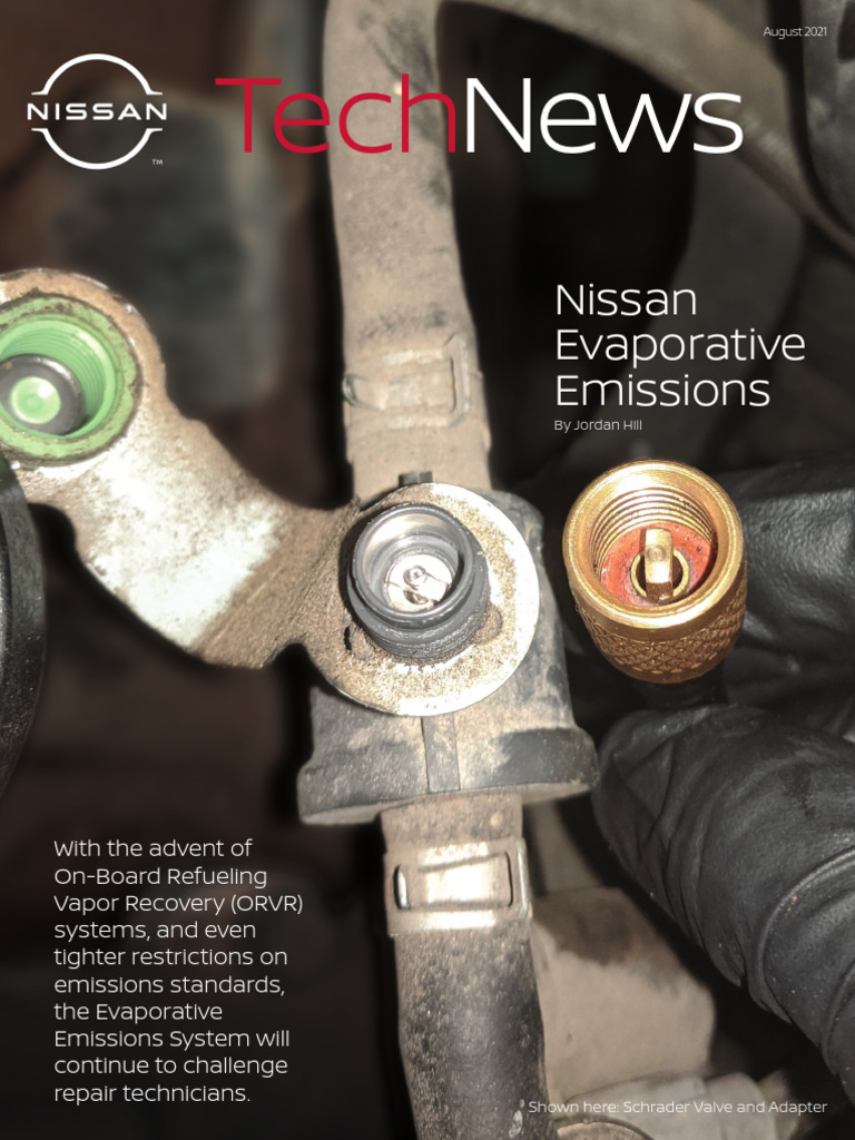 Nissan Evaporative Emissions Guide | PDF | Manufactured Goods | Vehicles