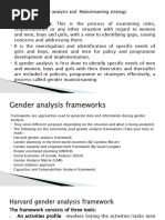 Harvard Analytical Framework | PDF | Intersectionality | Gender