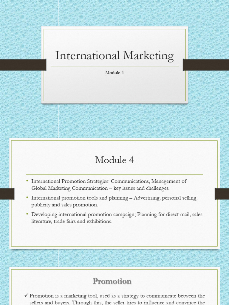Global Marketing Communication Strategies | PDF | Advertising ...