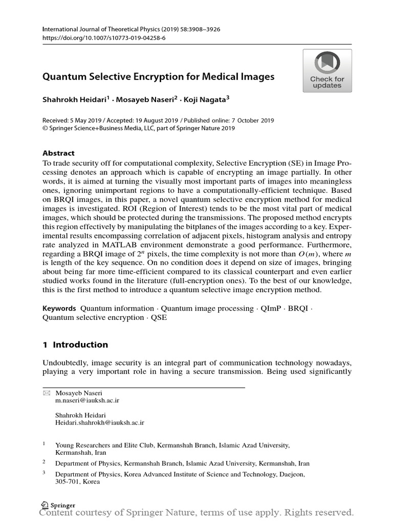 Quantum_Selective_Encryption_for_Medical_Images | PDF | Encryption ... Quantum_Selective_Encryption_for_Medical_Images | PDF | Encryption ...