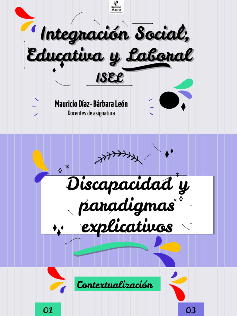 Clase 2.pptx 2 | PDF | Invalidez | Inclusión (Educación)