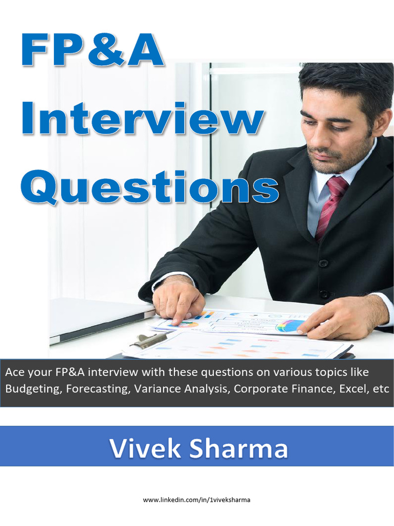 Fp&a Questions v2 | PDF | Net Income | Investing