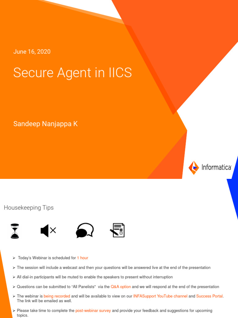 Secure Agent in IICS | PDF | Central Processing Unit | Proxy Server