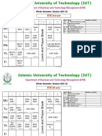 IITM Timetable | PDF | Art | Technology & Engineering