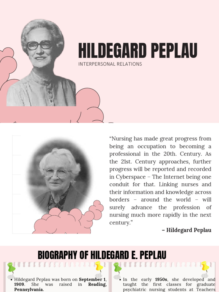 Hildegard-Peplau | PDF | Psychological Concepts | Behavioural Sciences