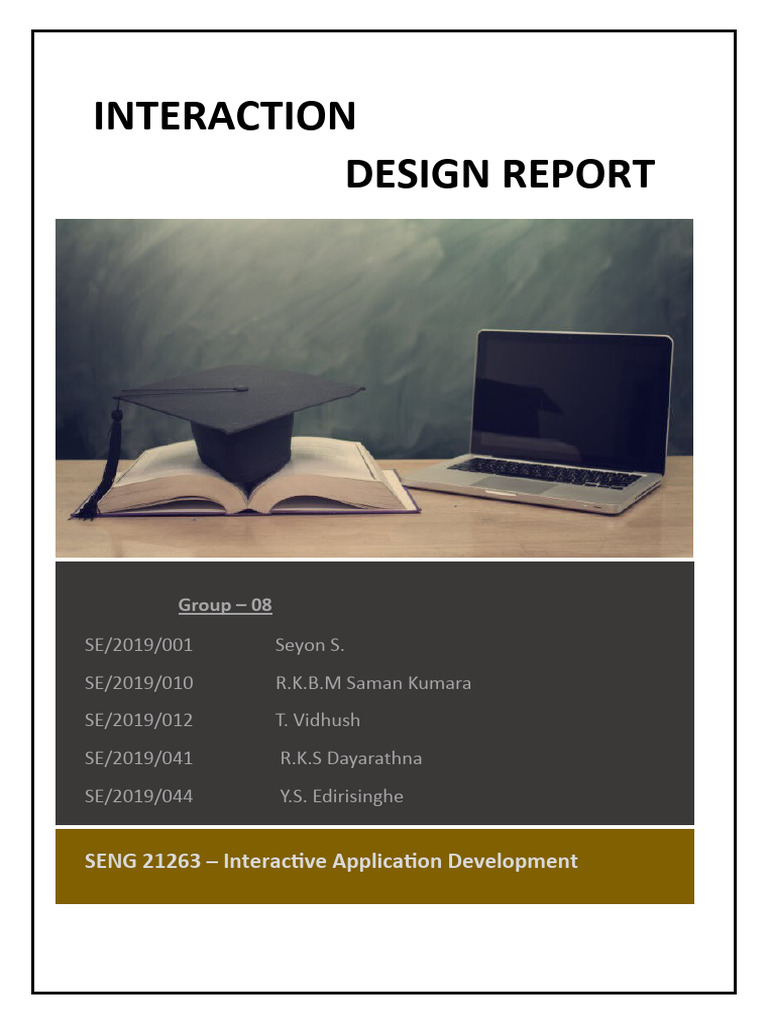 Interaction Structure - Final | PDF | Educational Technology | User Interface