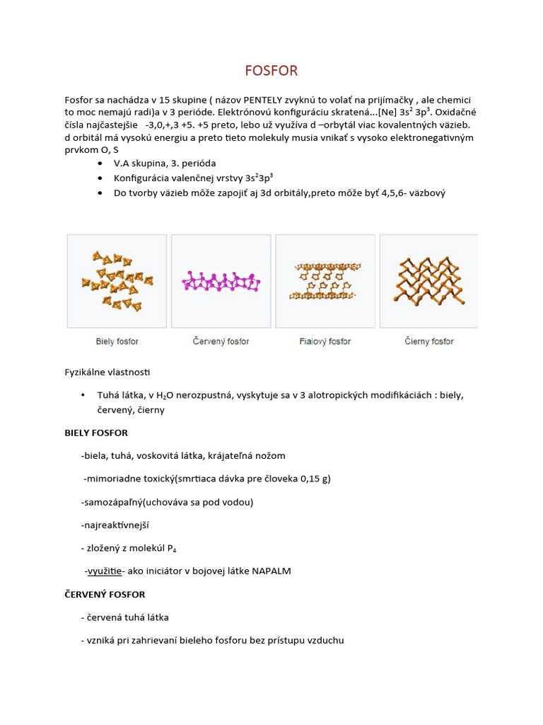 Fosfor | PDF