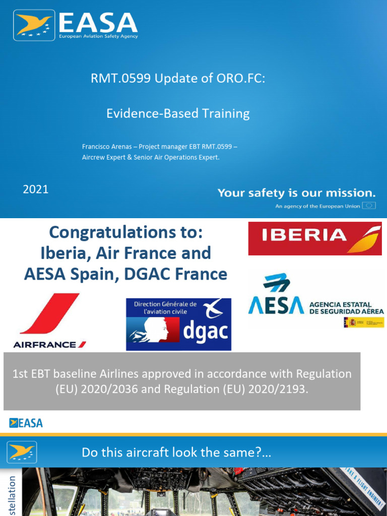 EASA EBT Presentation 28.06.2021 | PDF | Aviation | Transport