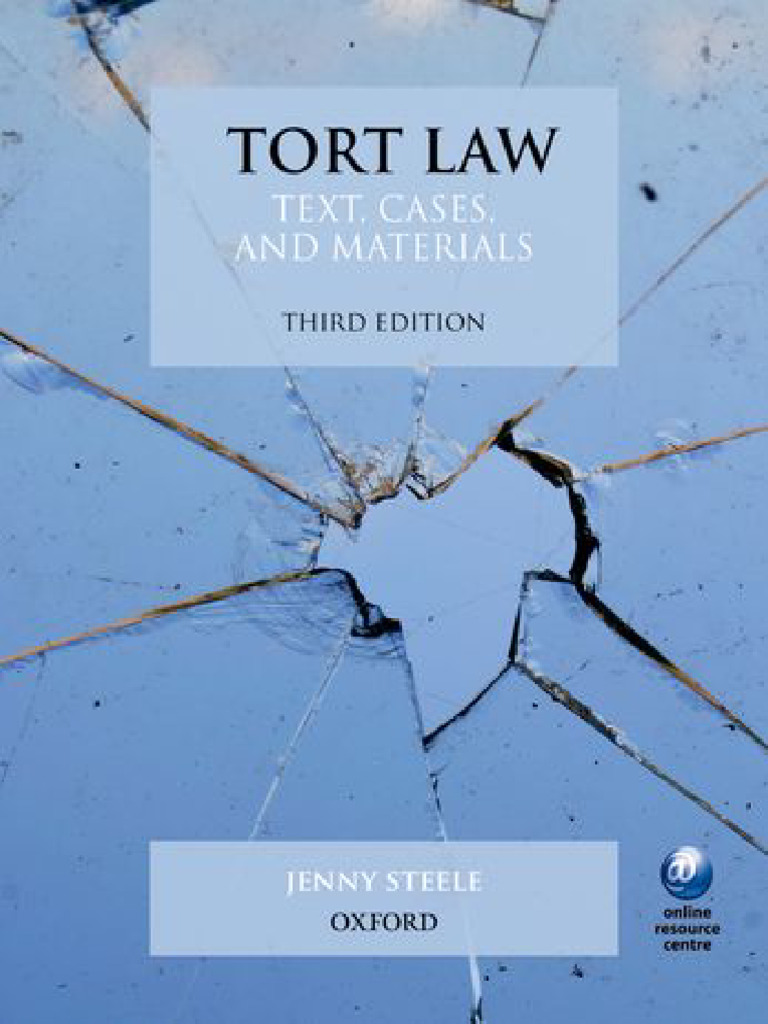 Tort Law - Text, Cases, and Materials (PDFDrive) | PDF | Tort | Product Liability