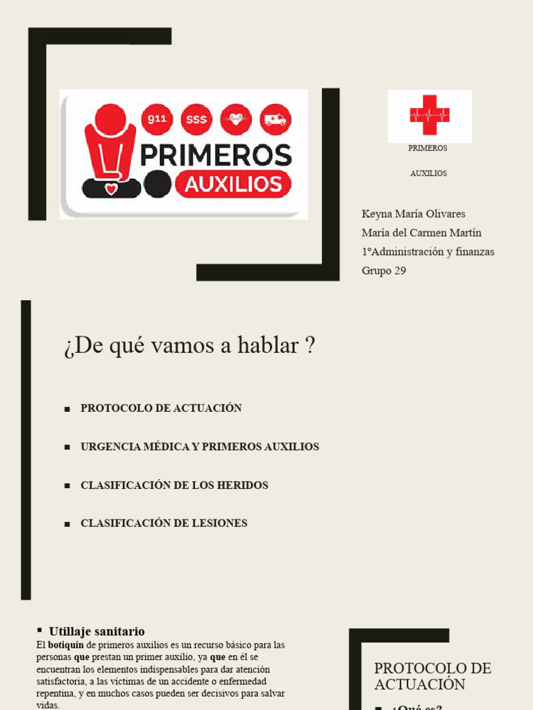 Primeros Auxilios | PDF | Primeros auxilios | Herida
