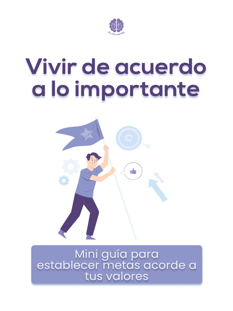 Mini Guia para Establecer Metas Acorde A Tus Valores | PDF