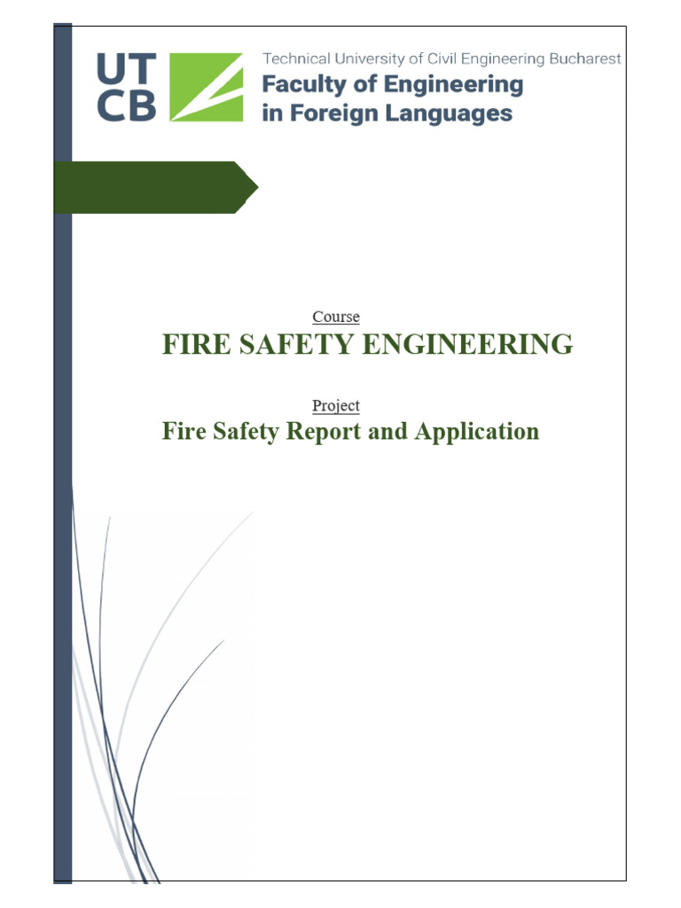 Fire Safety Report - UTCB | PDF | Fires | Firefighting