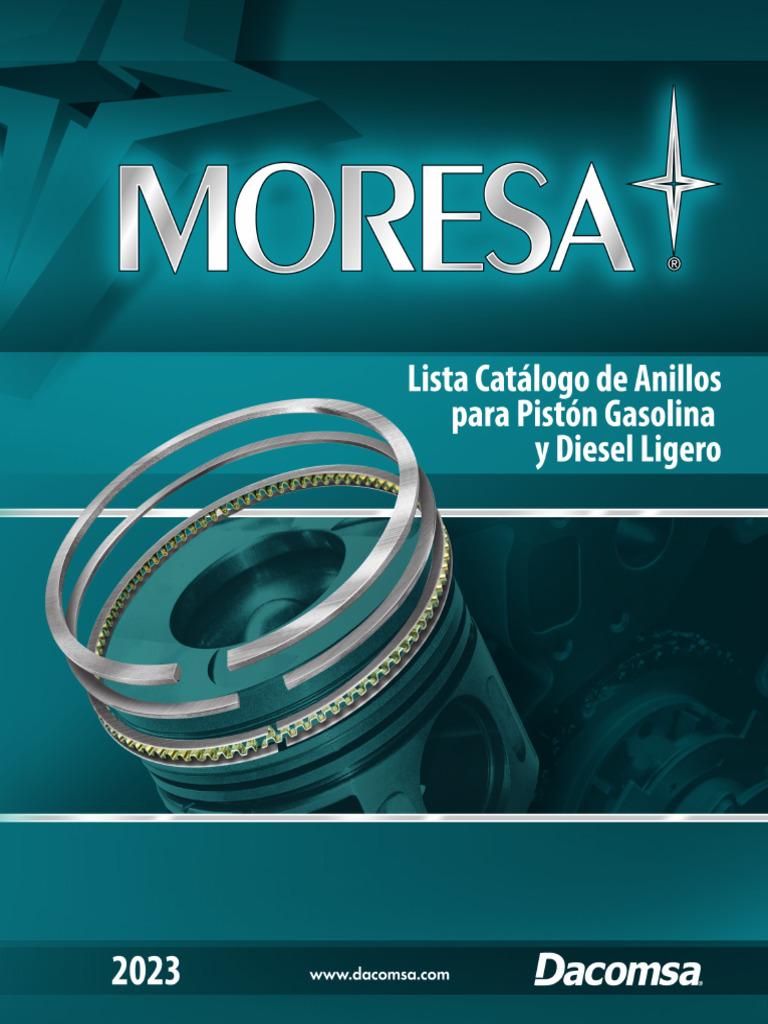 Catálogo de Anillos Moresa para Pistones | PDF | todoterreno ...