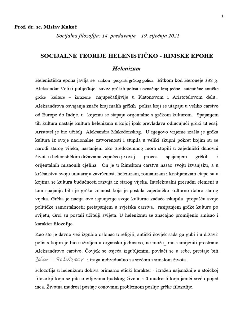 14 Pred 19 I Helenizam | PDF