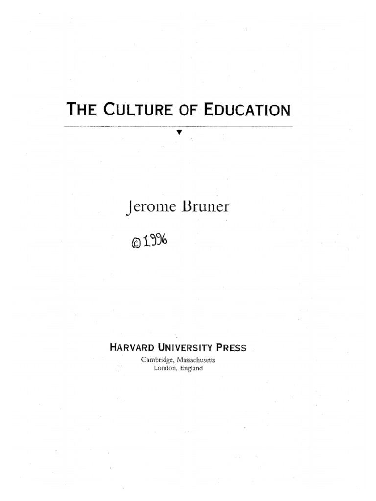 Bruner Folk Pedagogy | PDF | Pedagogy | Knowledge