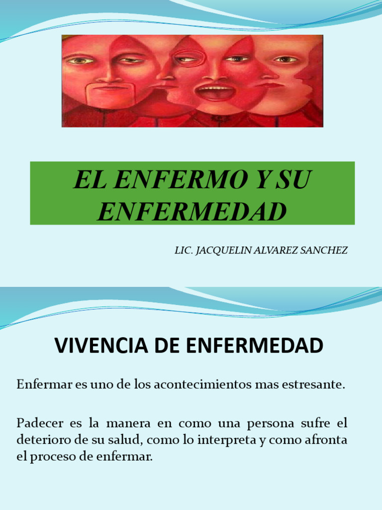 3 Clase Enfermo y Su Enfermedad | PDF | Las emociones | Adultos