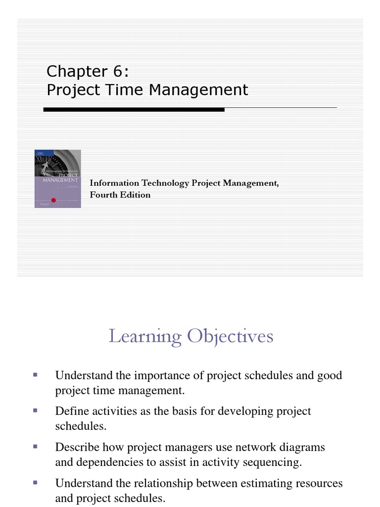ch06 (PPT) | PDF | Project Management | Techniques