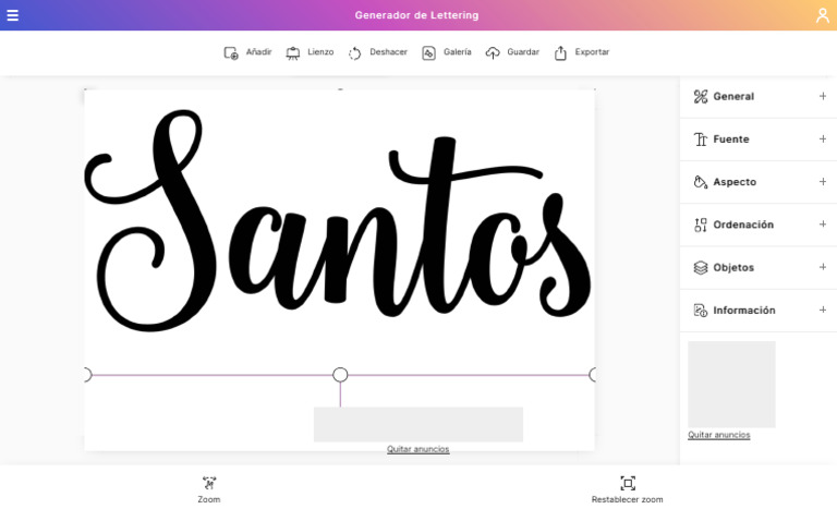 Generador de Lettering y Caligrafía | PDF