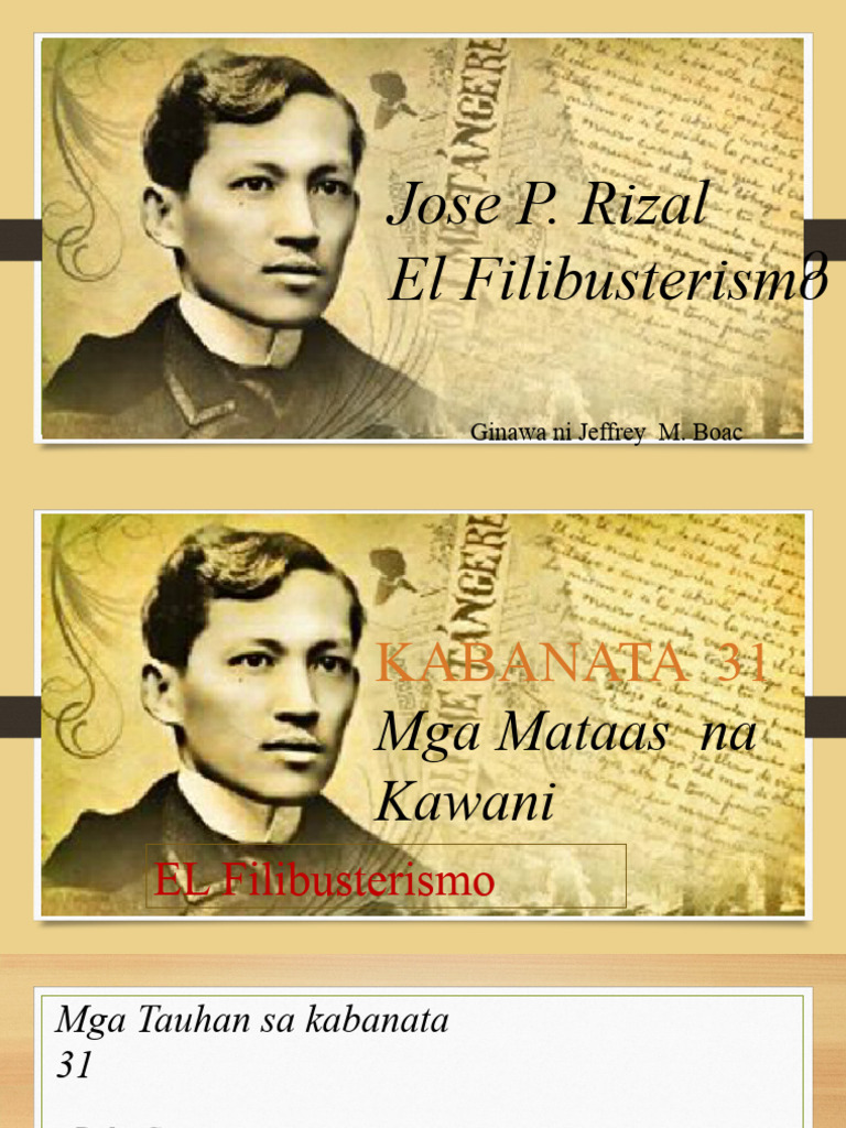 EL Filibusterismo KABANATA 31 (Grade X) S.Y. 2022 - 2023 | PDF