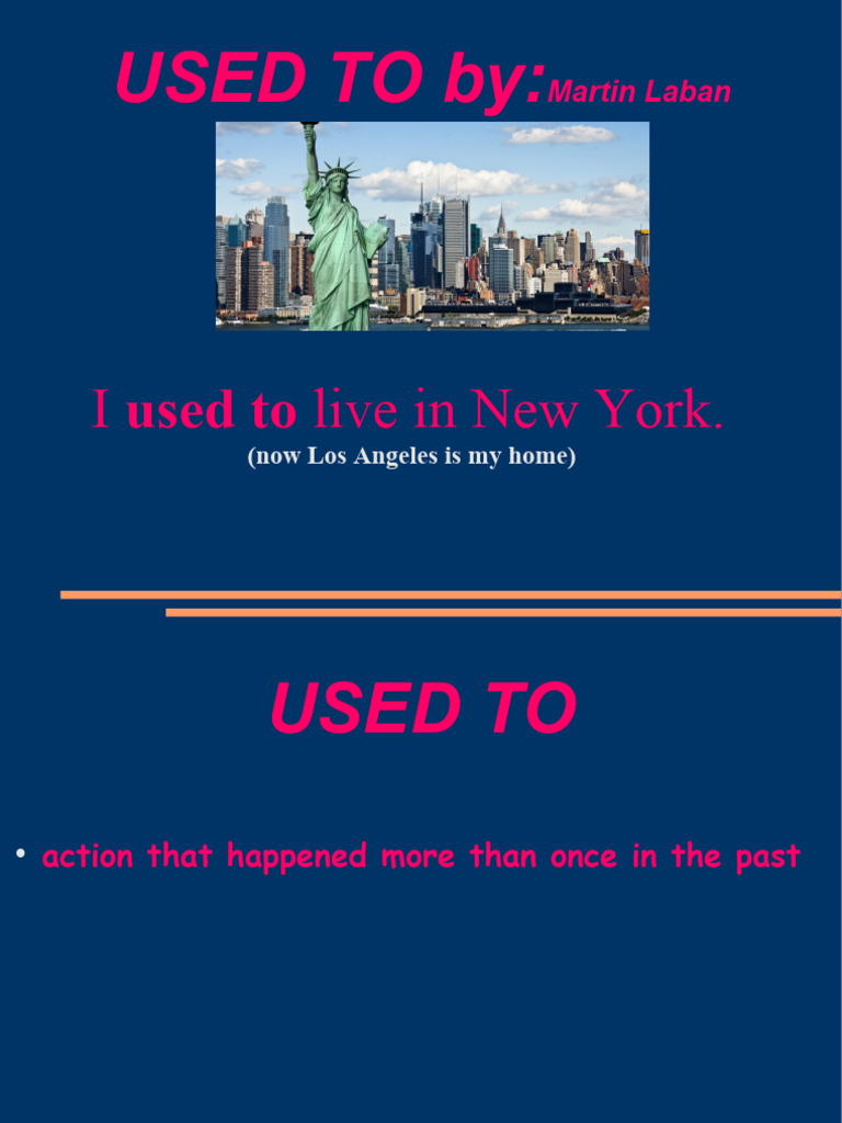 Used To Grammar Drills Grammar Guides Picture Description - 102297 ...