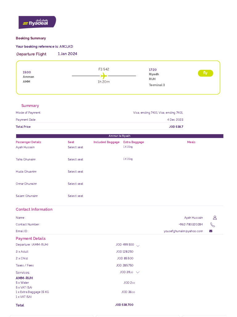 Book A Flight, Cheap Flights, Flight Tickets - Flyadeal | PDF | Encodings | Notation