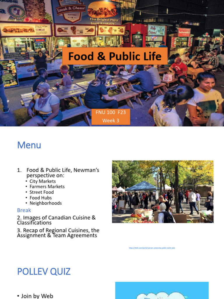 Week 3 | PDF | Menu | Restaurants