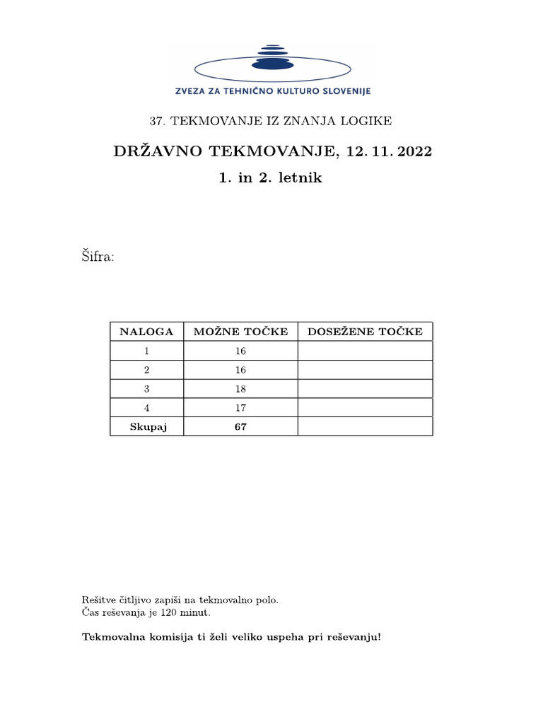 Logika Drzavno 2022 12-1 | PDF