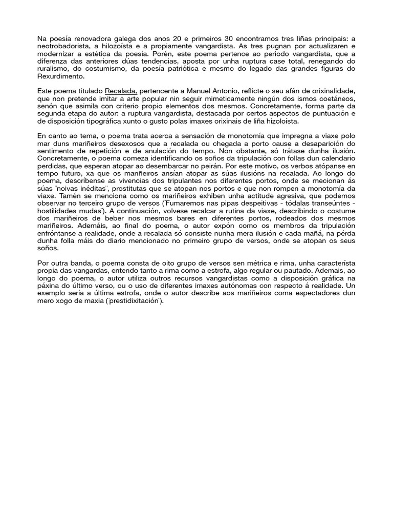 Recalada Gallego | PDF