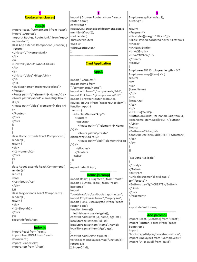 React Efm1 | PDF | Information Technology | World Wide Web