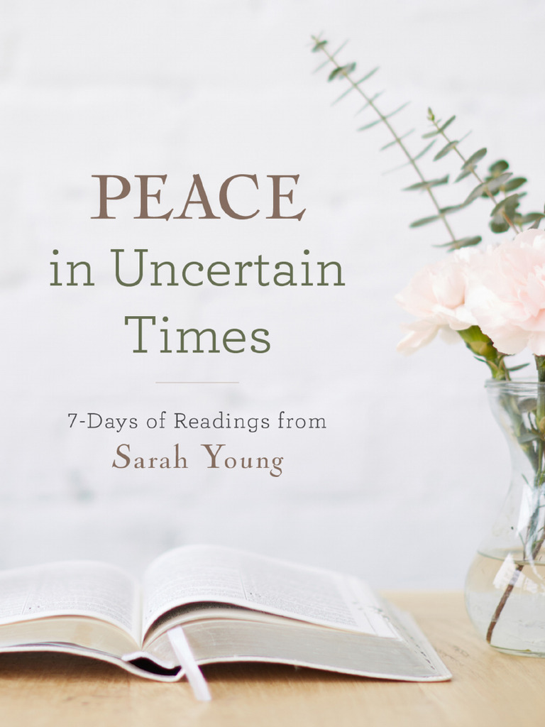 Jesus Calling Peace in Uncertain Times | PDF | Salvation | English ...