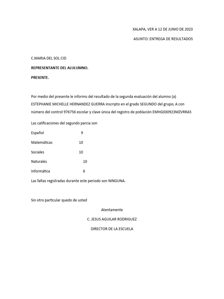 2A - Hervís Velázquez María Fernanda - Actividad Correspondencia Word ...
