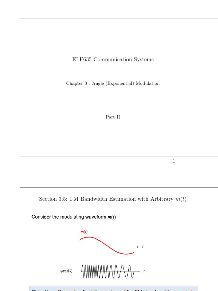 Chap3 FM PartII | PDF | Frequency Modulation | Algorithms
