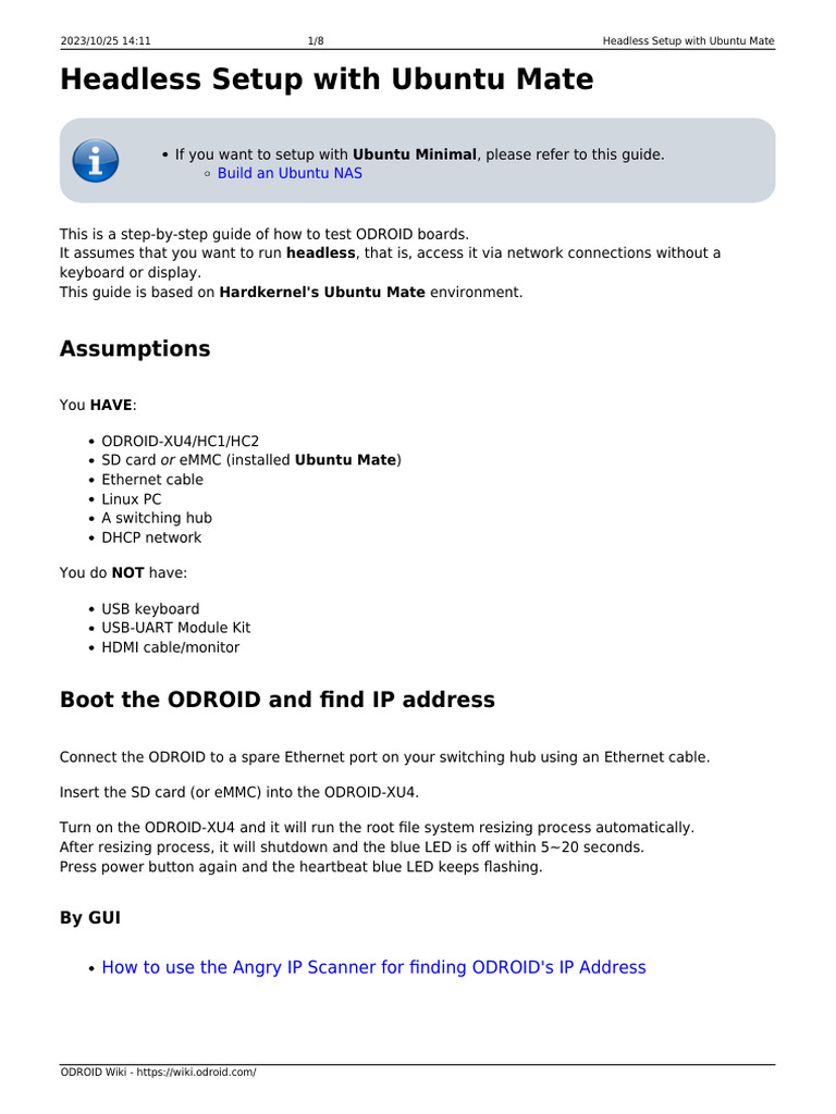 Headless Ubuntu Mate Setup Guide | PDF | Secure Shell | Computer Science