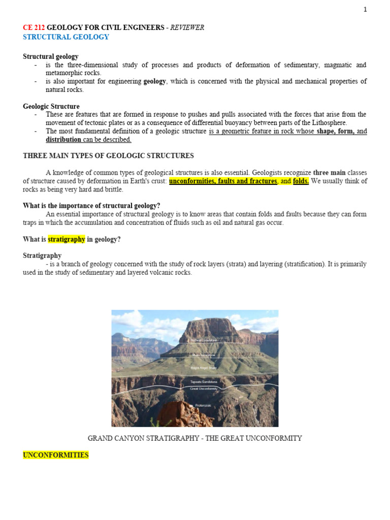 11 Structural Geology | PDF | Geology | Structural Geology