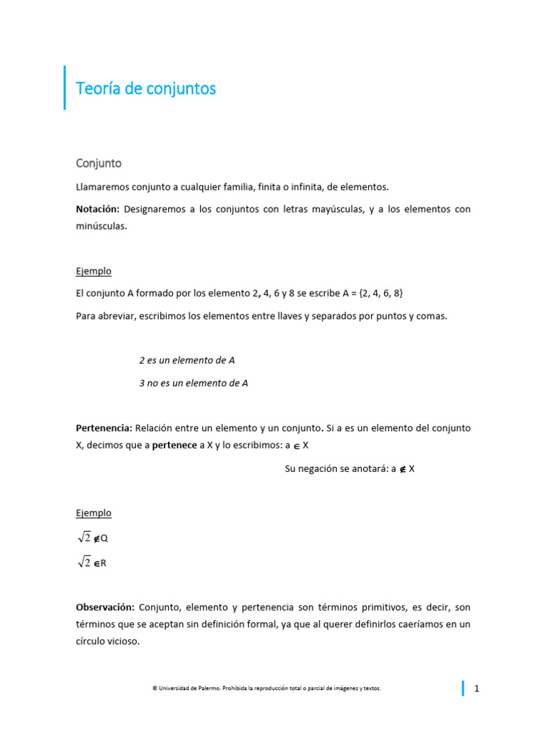 Algebra 3 - Up | PDF | Conjunto (Matemáticas) | Proposición