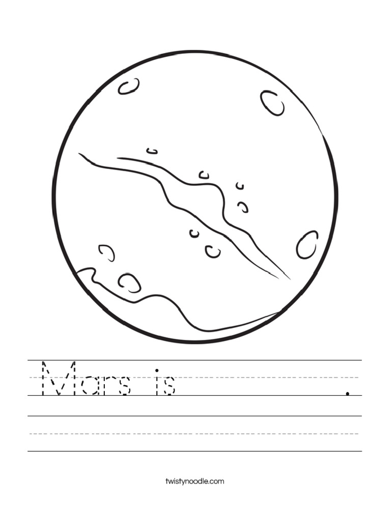 Mars Is Worksheet | PDF
