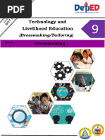 Dressmaking 9 - Q2 - Module-1 | PDF | Seam (Sewing) | Sewing