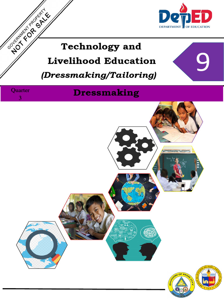 Tle Dressmaking9 q3 m18 | PDF | Learning | Textile Arts