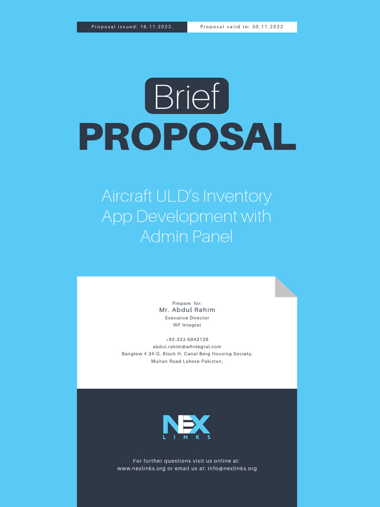 Proposal Template | PDF | Personal Digital Assistant | Mobile ...