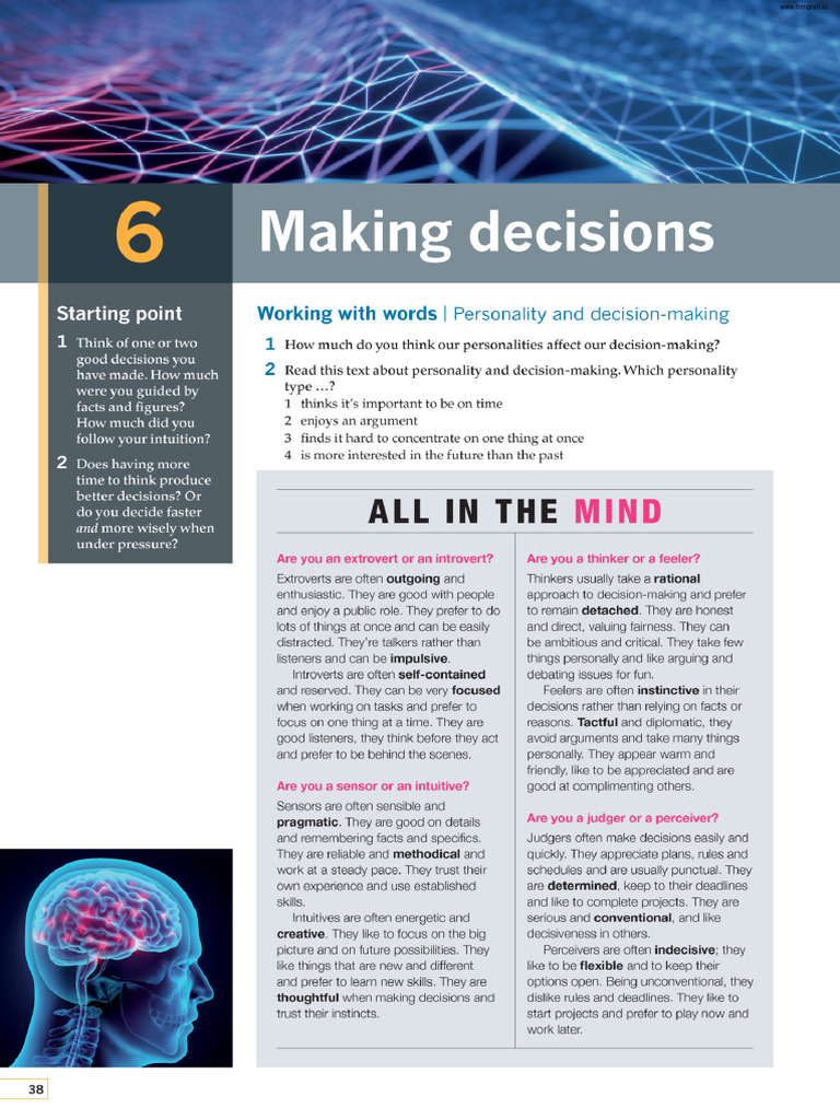 Unit 6 - Making Decisions | PDF