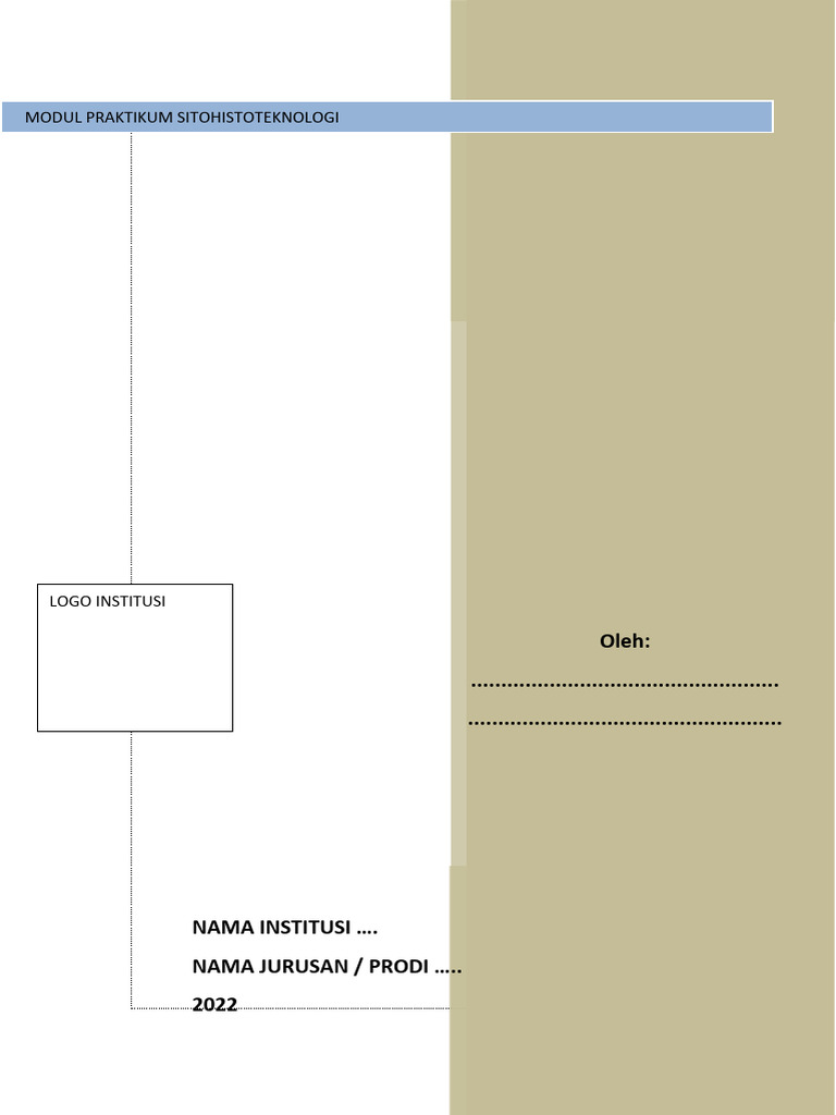 Template Modul Praktek | PDF