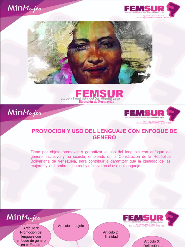 Promocion y Uso Del Lenguaje Con Enfoque de Genero | Descargar gratis PDF | Estudios de género ...