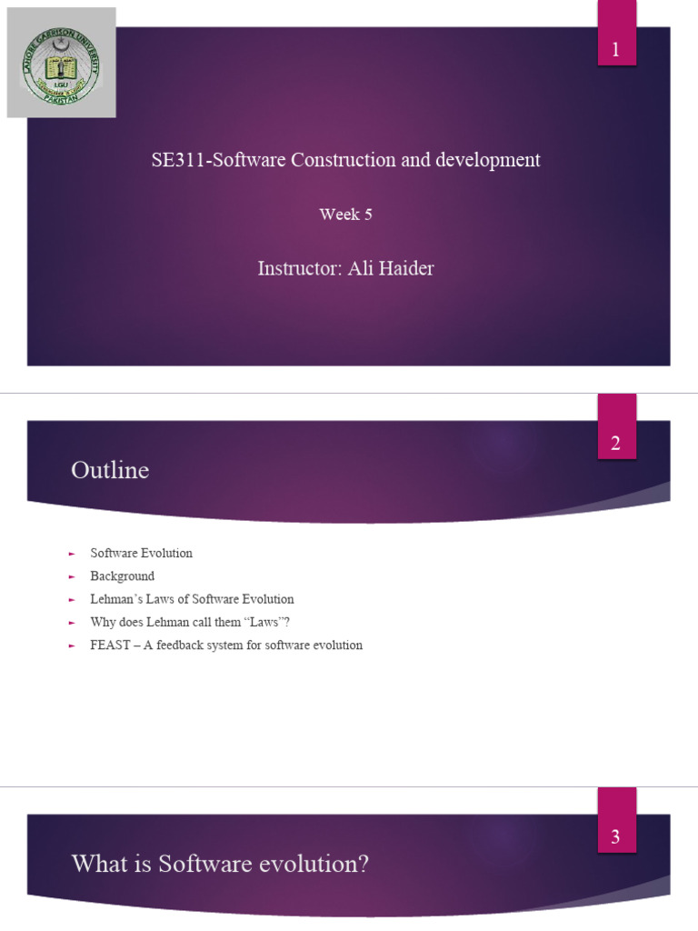Software Design and Architecture Week 5 | PDF | System | Software
