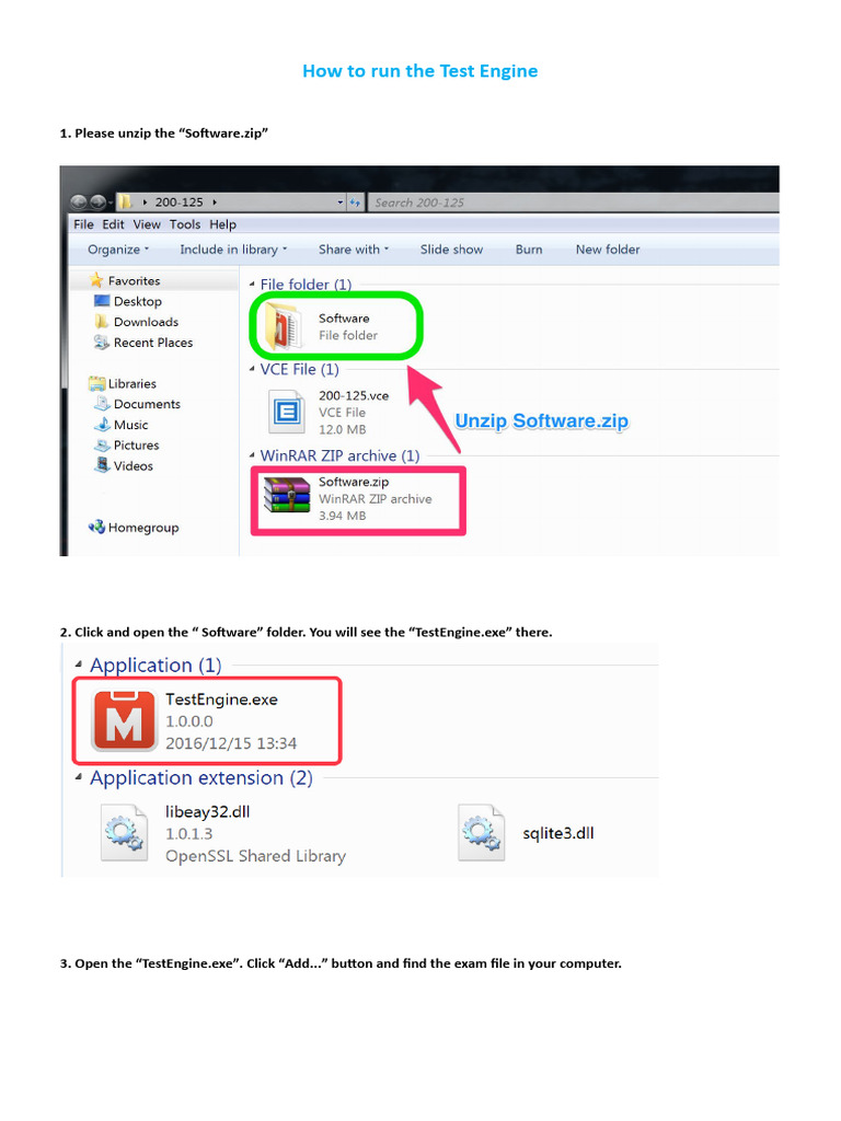 How To Run The Test Engine File | PDF