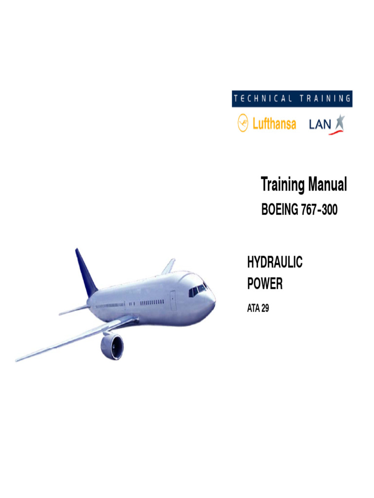B767 L3 ATA 29 Hydraulic Power | PDF | Pump | Valve